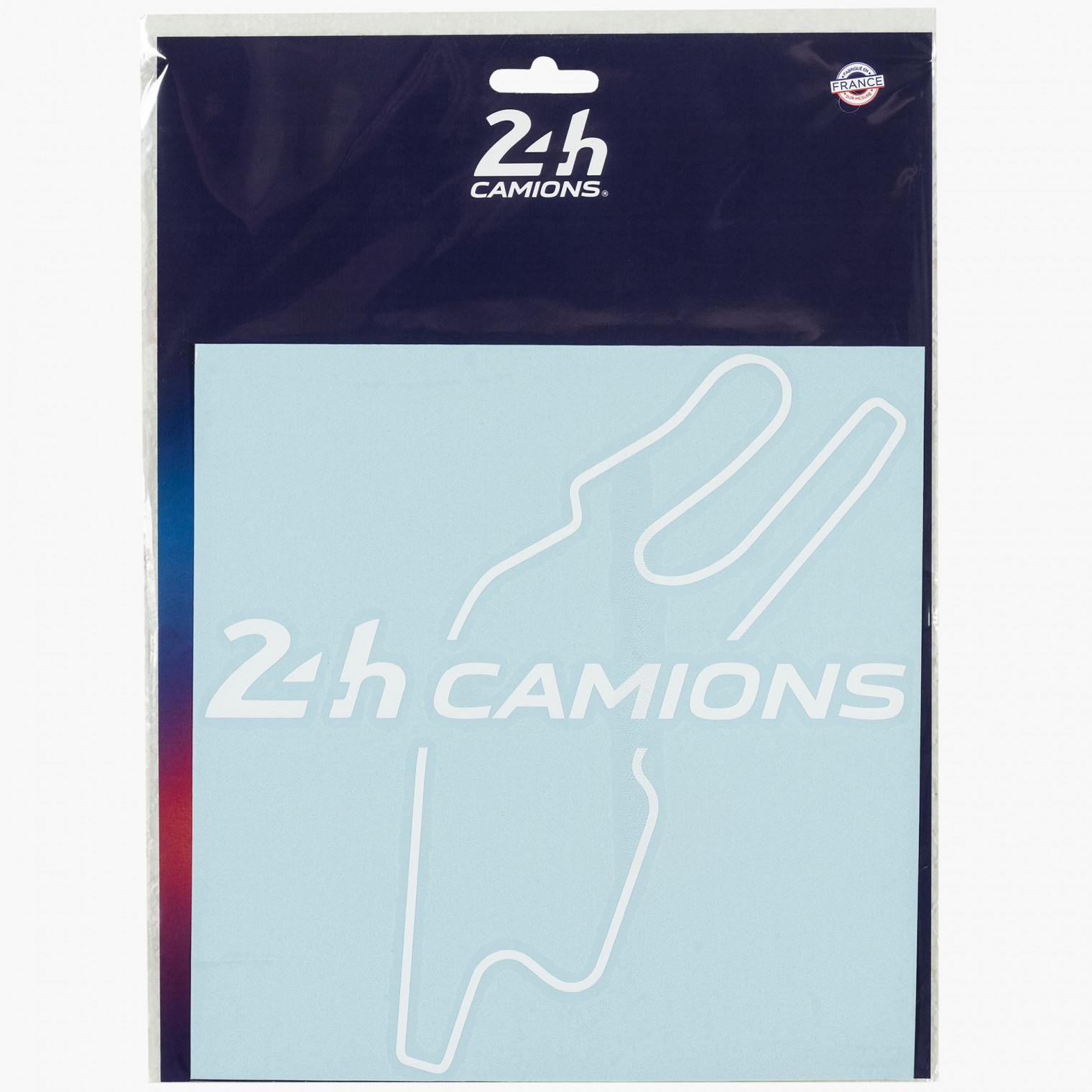 Sticker Logo - 24h Camions Colour BLANC