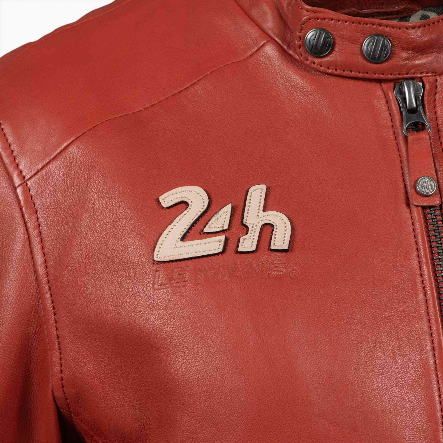 Richard Leather Jacket - 24H Le Mans Colour RUSTY Size M