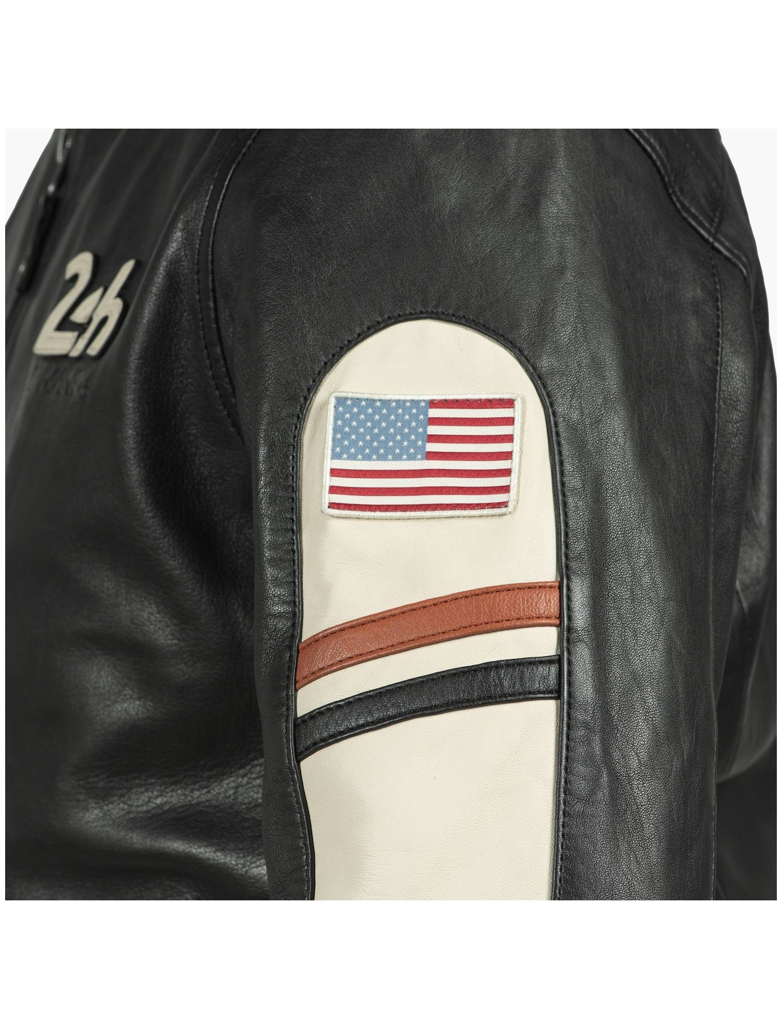 COLIN LEATHER JACKET - 24H Le Mans Colour BLACK Size M