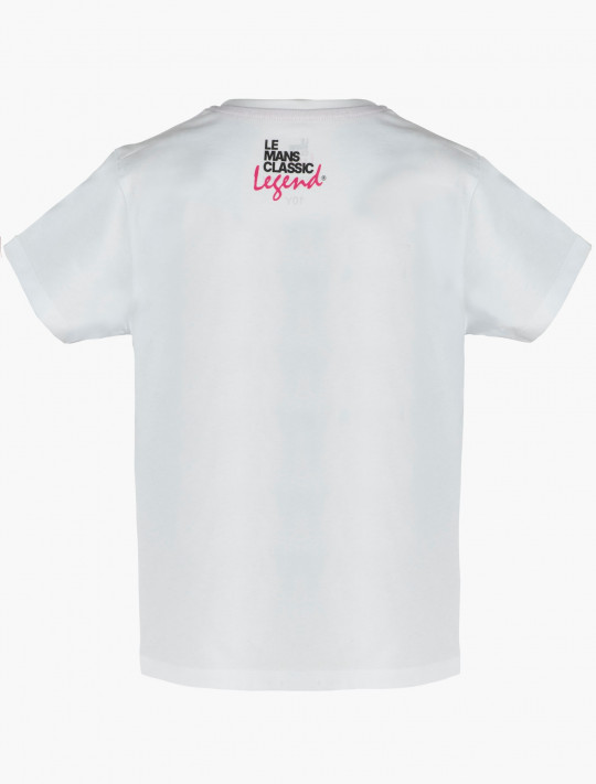 2026 Kids' Poster T-Shirt - Le Mans Classic Colour BLANC Size 02A