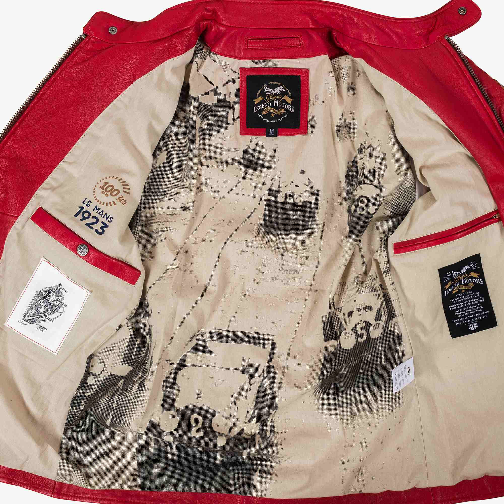 Duff Leather Jacket - 24 Heures Le Mans | Official 24H Le Mans Store ...