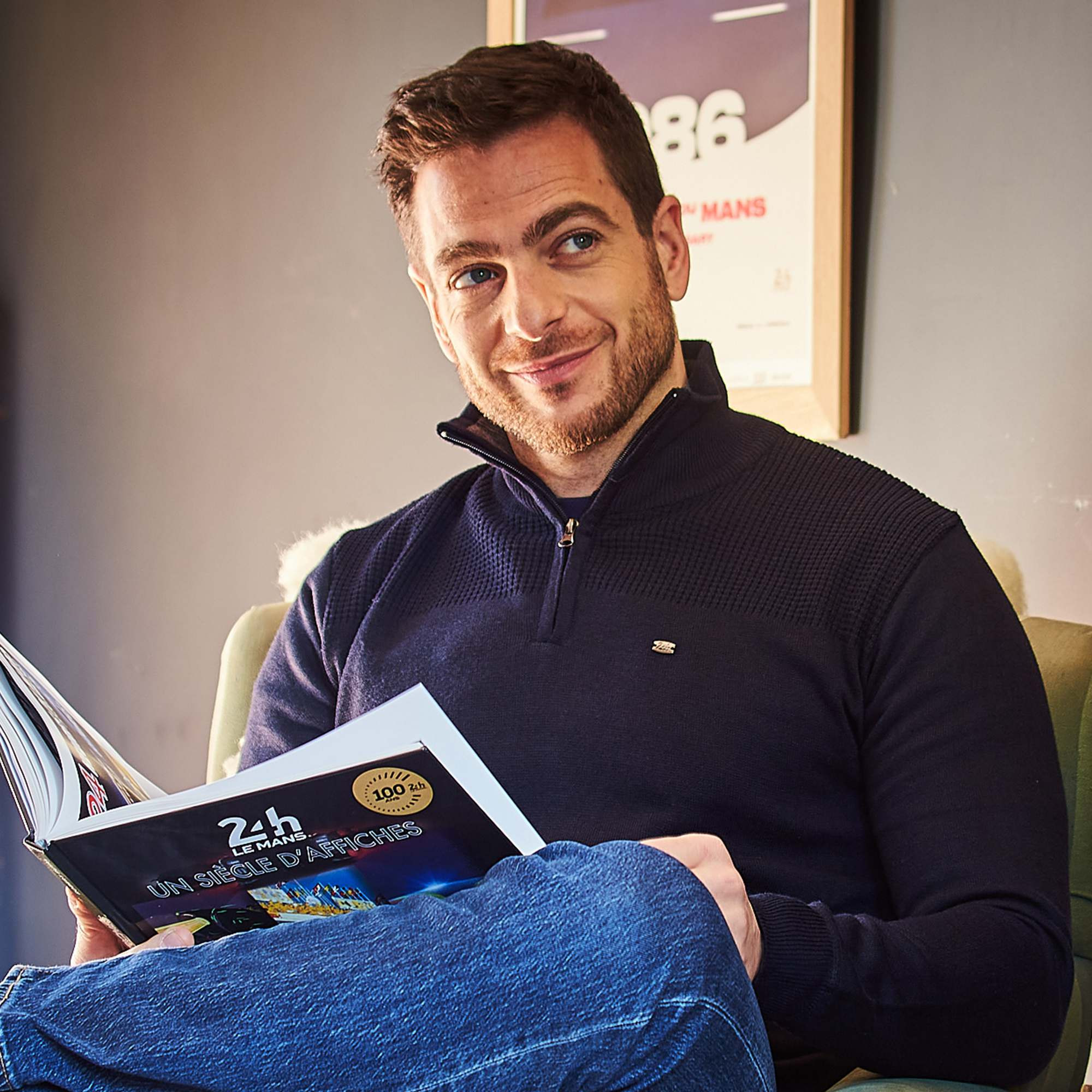 Pull à Col Camionneur | Boutique 24H Du Mans Couleur NAVY Taille S