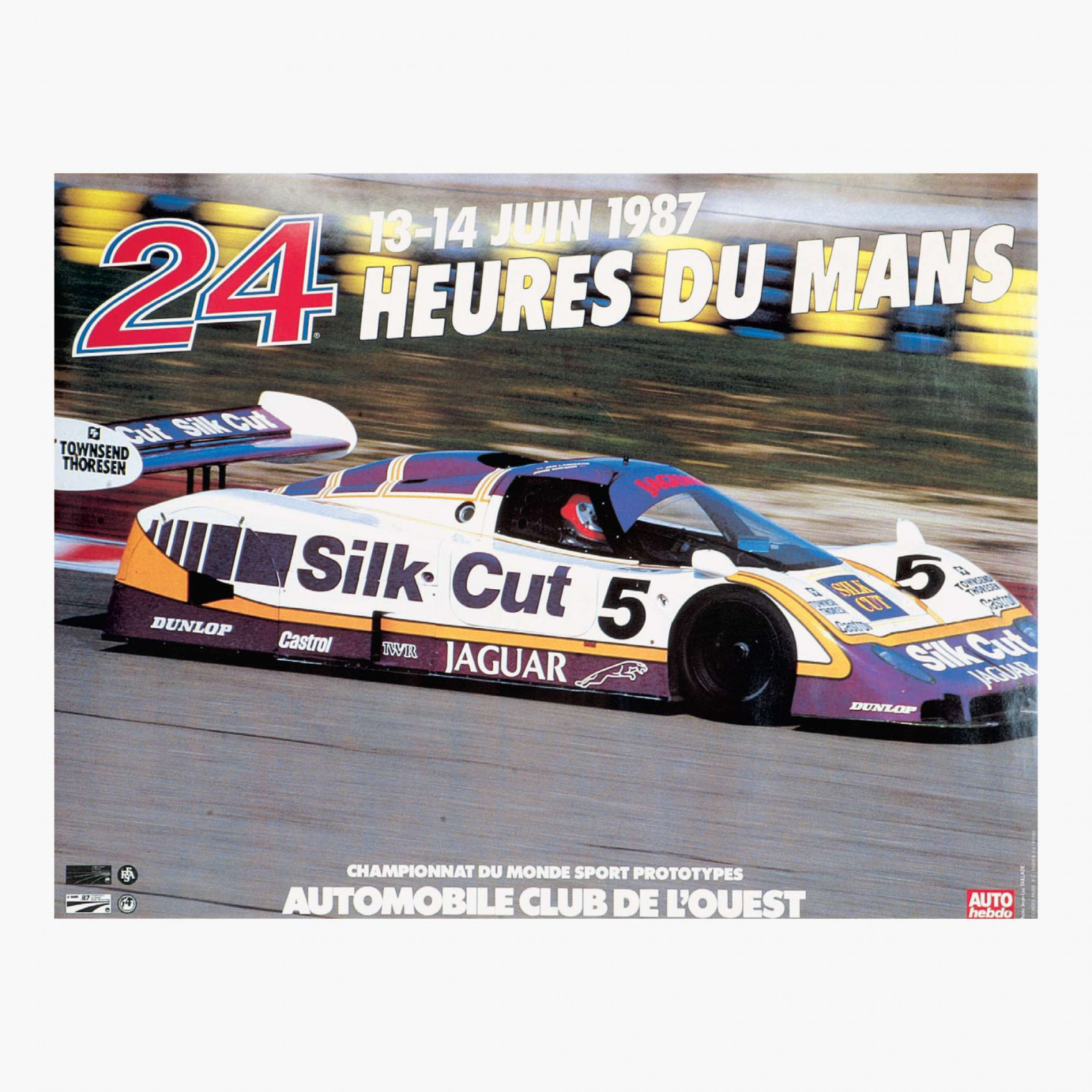 Postcard Poster 1987 | Official Store - 24 Hours of Le Mans