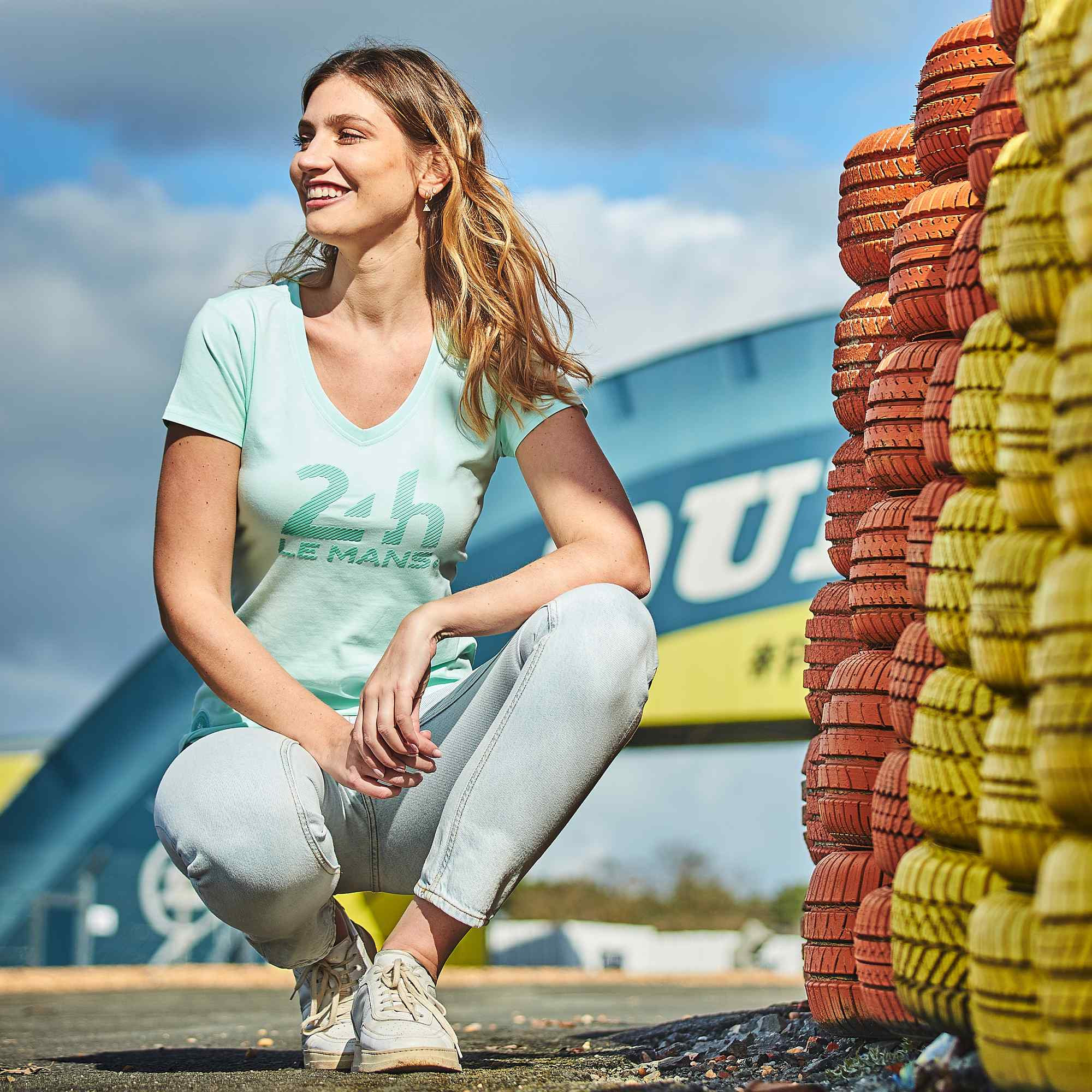 T-shirt Femme Vert | Boutique Officielle des 24 Heures Du Mans Taille M