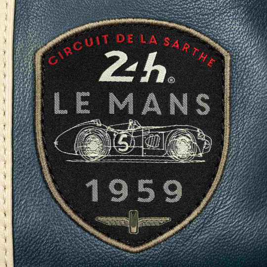 Gt40 Leather Backpack - 24H Le Mans Colour ROYAL BLUE