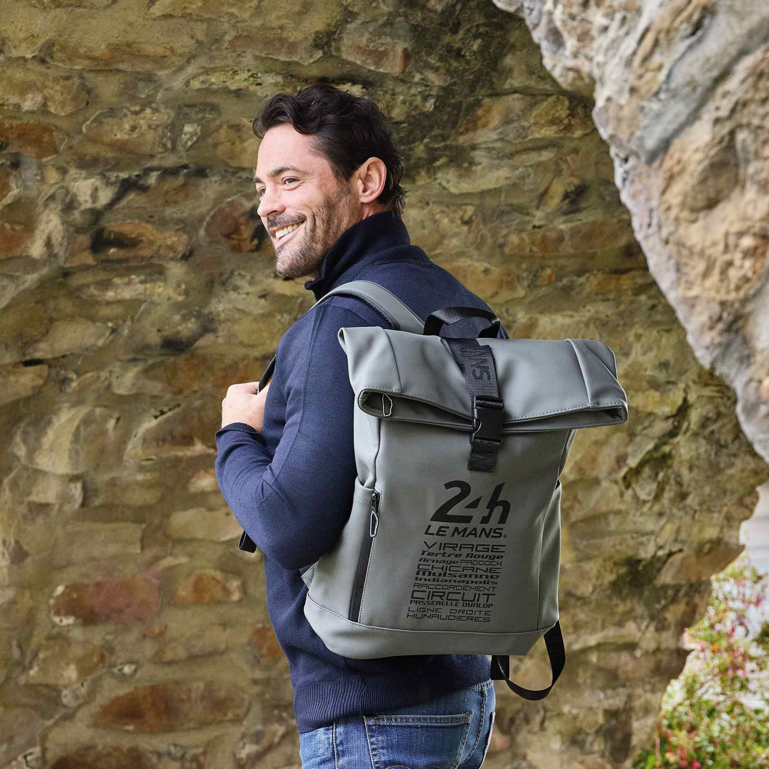 Racing Large Backpack - 24H Le Mans Colour GRIS