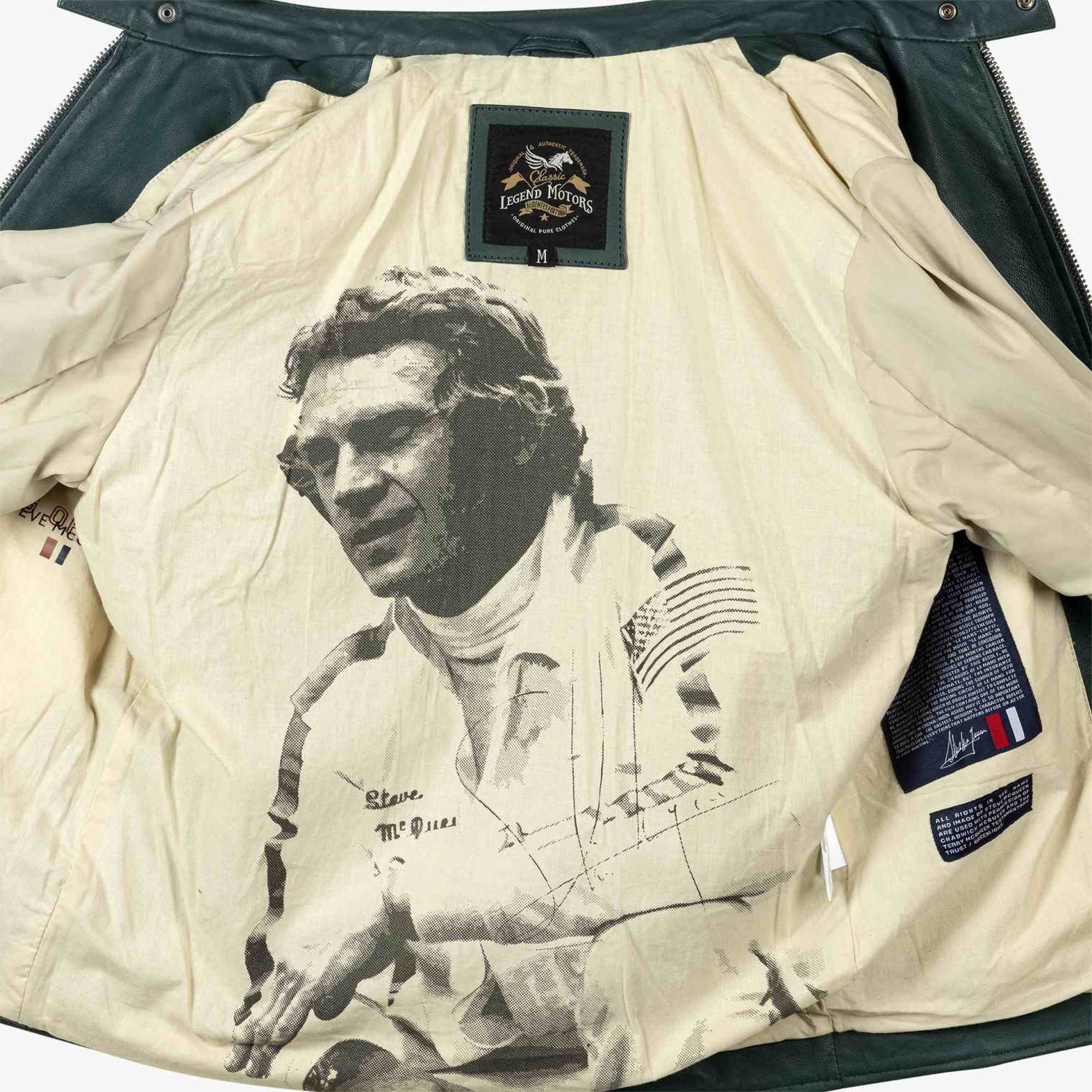 Bill Leather Jacket - 24H Le Mans Colour PATROL Size XXXXL