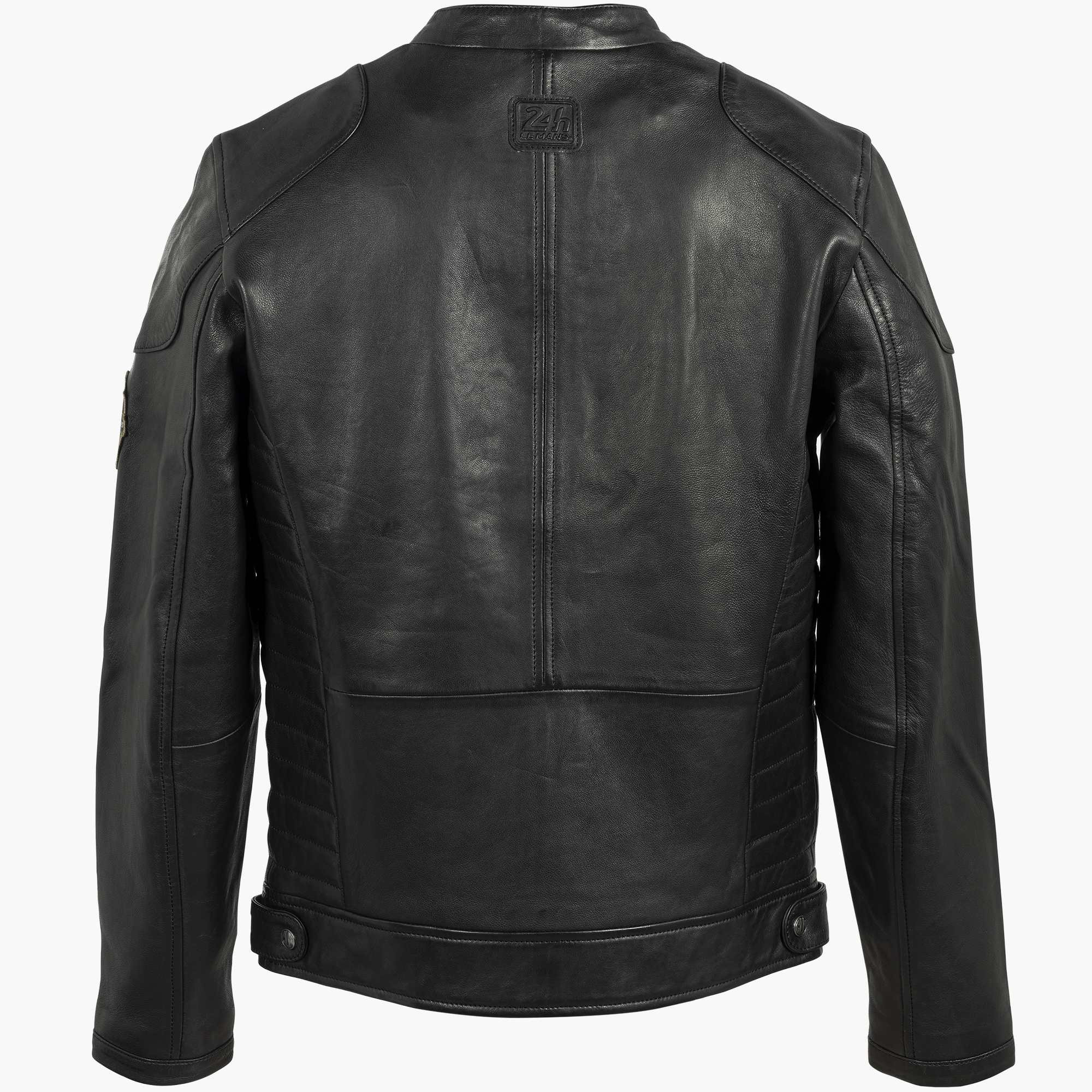 Edgar Leather Jacket - 24H Le Mans Colour BLACK Size M