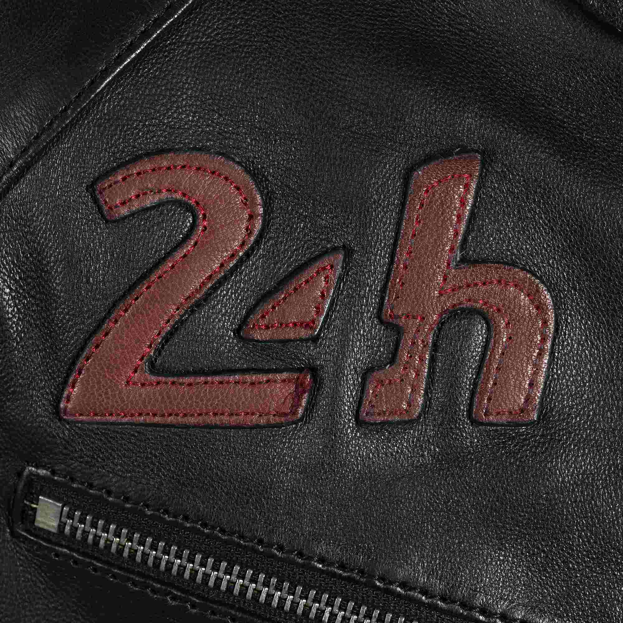 Edgar Leather Jacket - 24H Le Mans Colour BLACK Size M