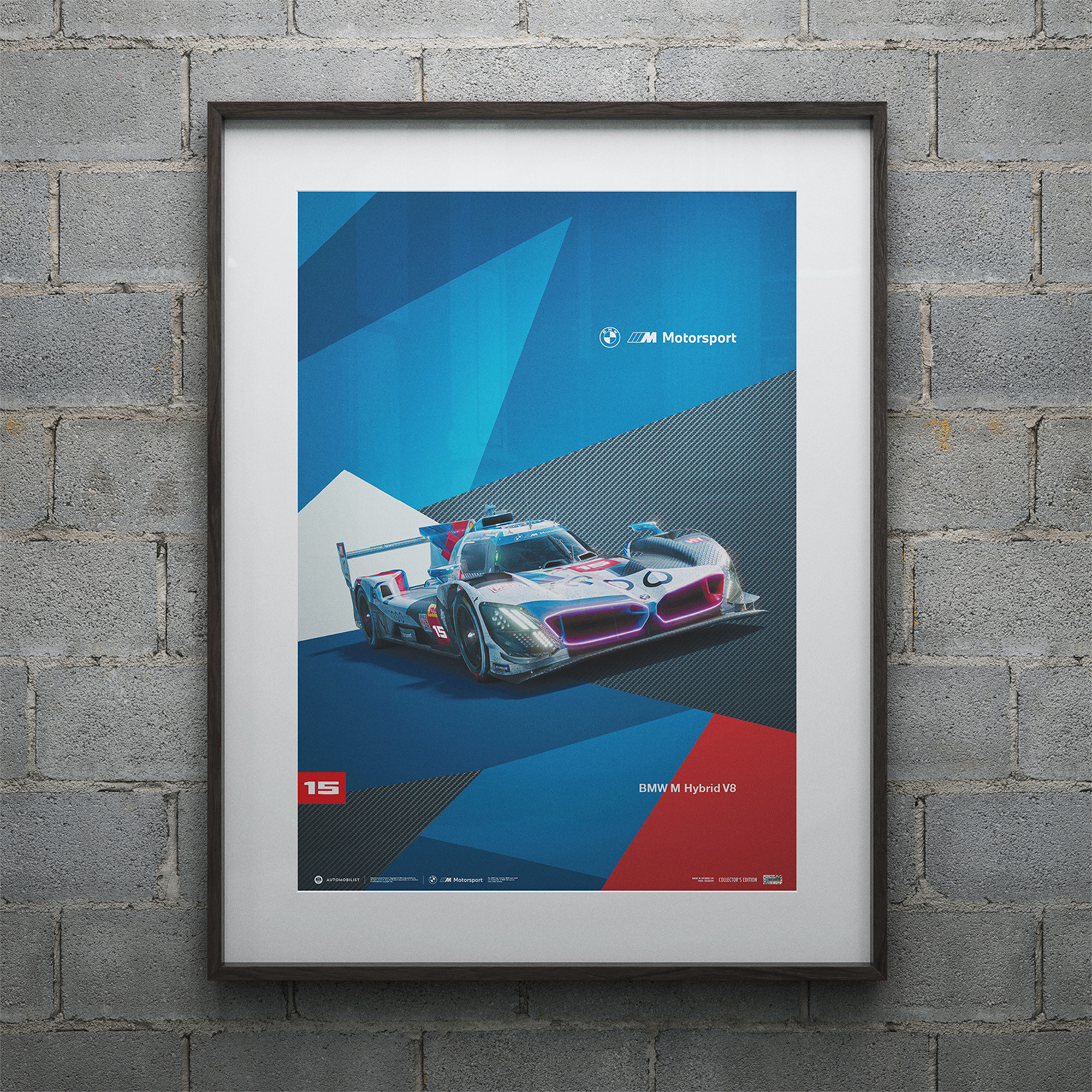 Affiche Bmw Hybrid V8 - 24H Le Mans | Official Store - 24H of Le Mans