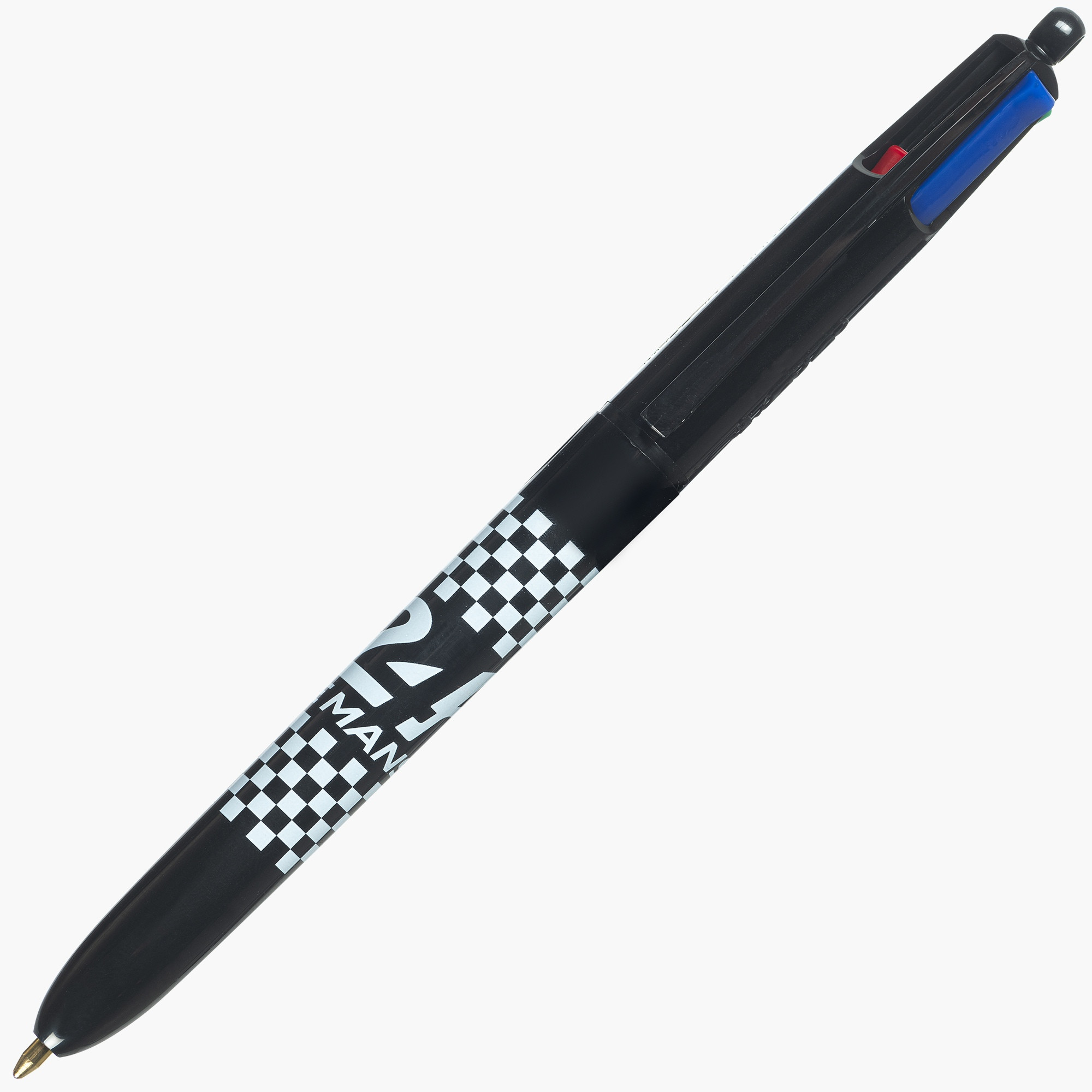 Stylo 4 Couleurs Damiers | Boutique Officielle 24H du Mans