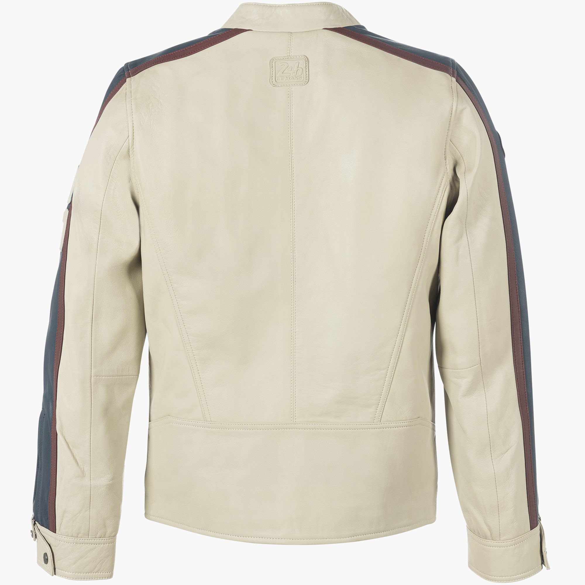August Leather Jacket - Steve McQueen x Le Mans Colour BEIGE Size XL