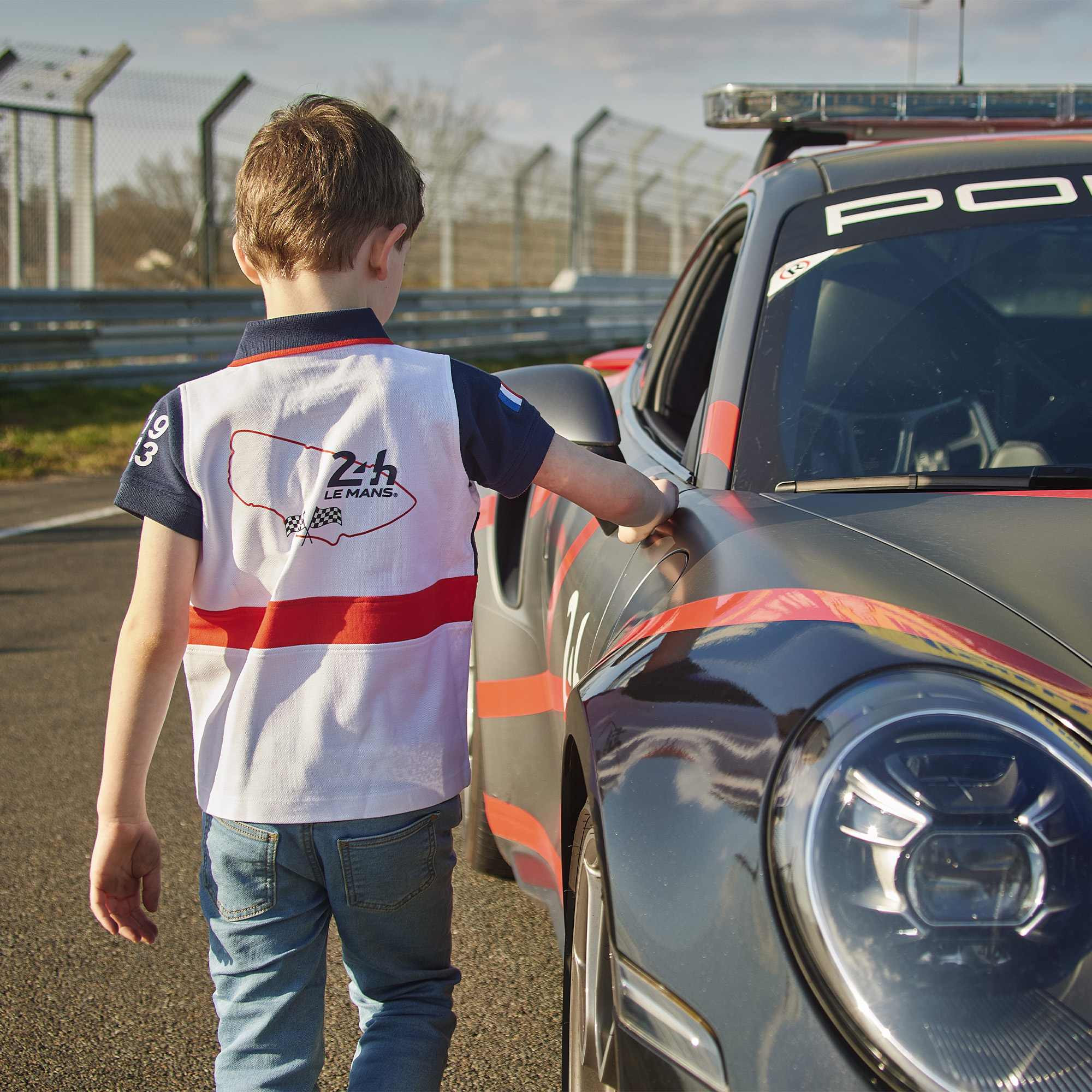 Kid Endurance Polo - 24H Le Mans Size 08A