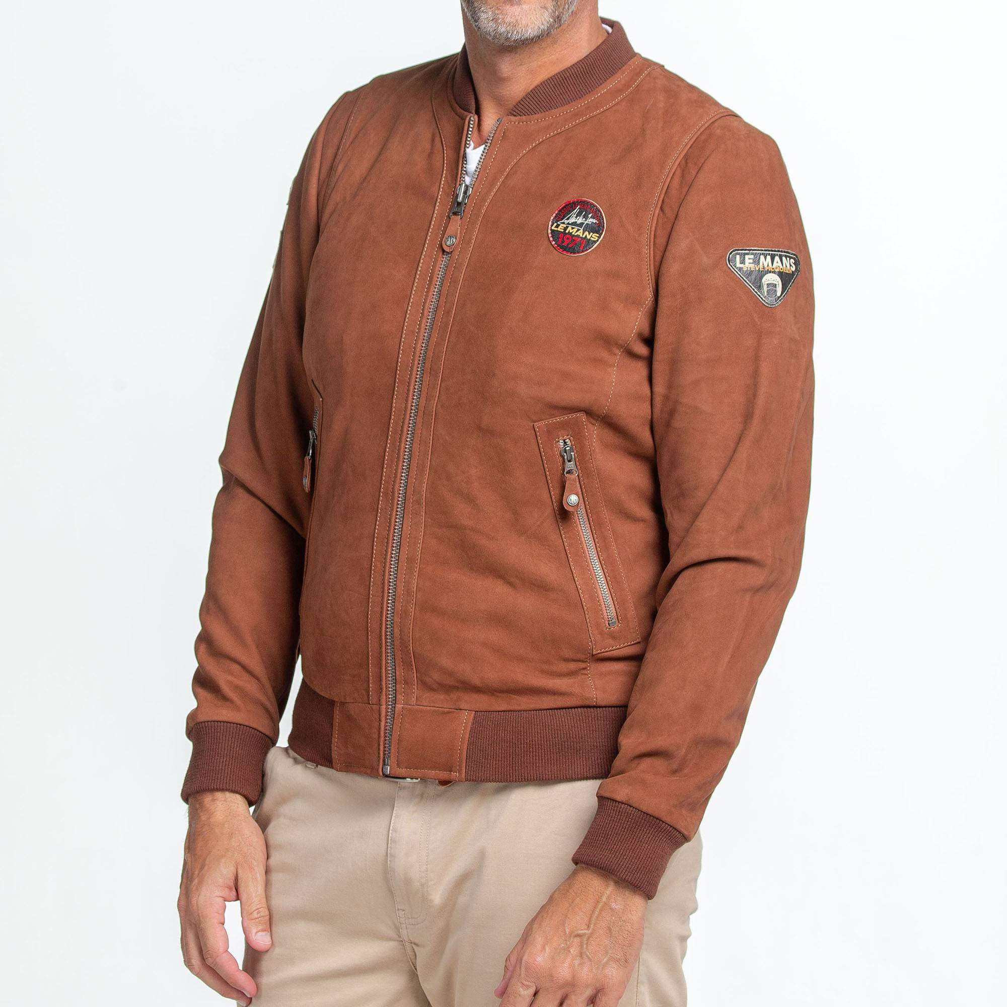 Stan Nubuck Jacket - Steve McQueen x Le Mans Colour HAVANE Size S