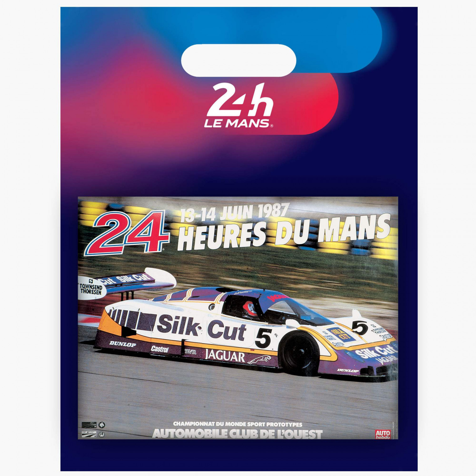 Magnet Affiche 1987 - 24H Le Mans | Boutique Officielle 24H du Mans