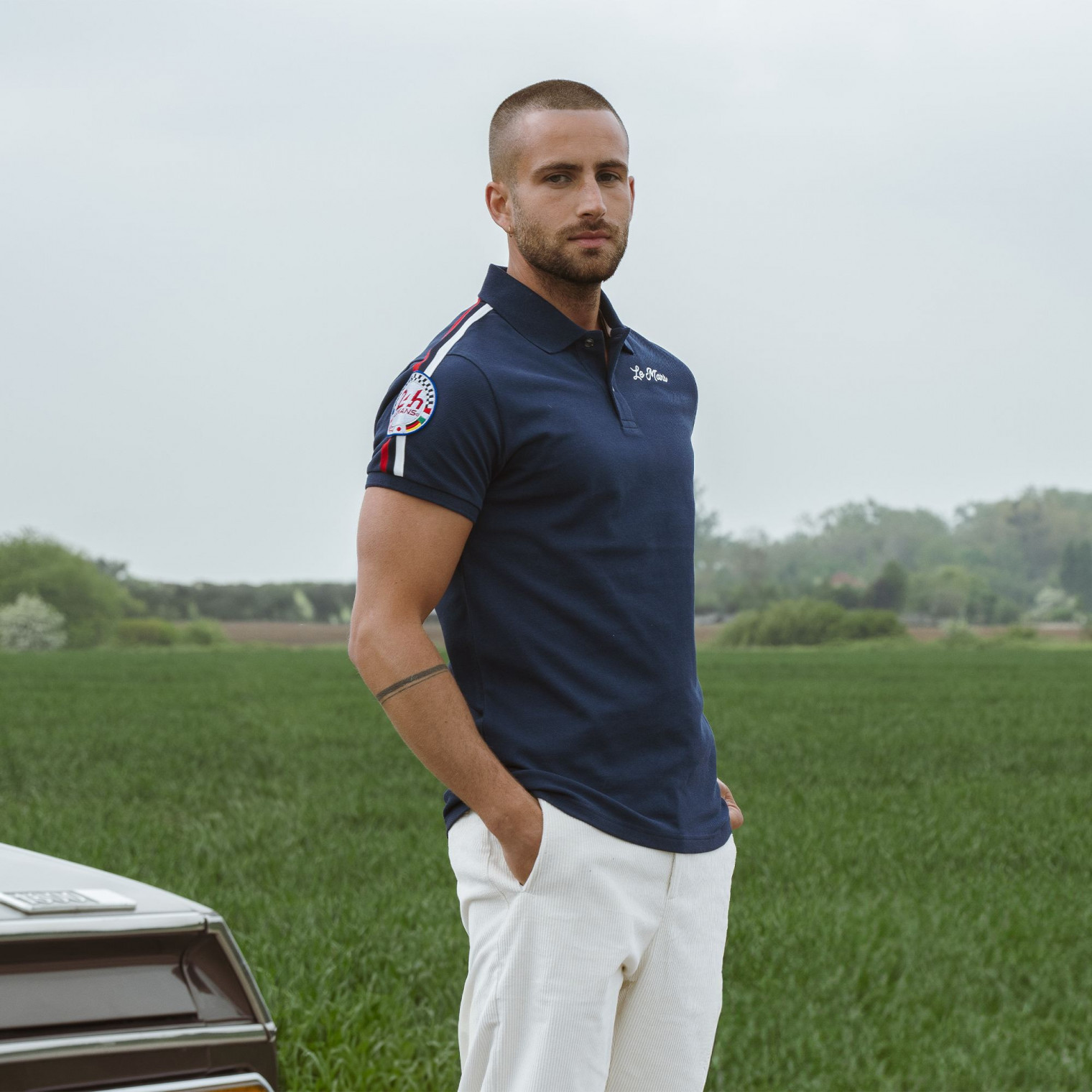 Polo Robe Giovani Tim - Robe Di Kappa X 24H Le Mans Colour BLEU Size S