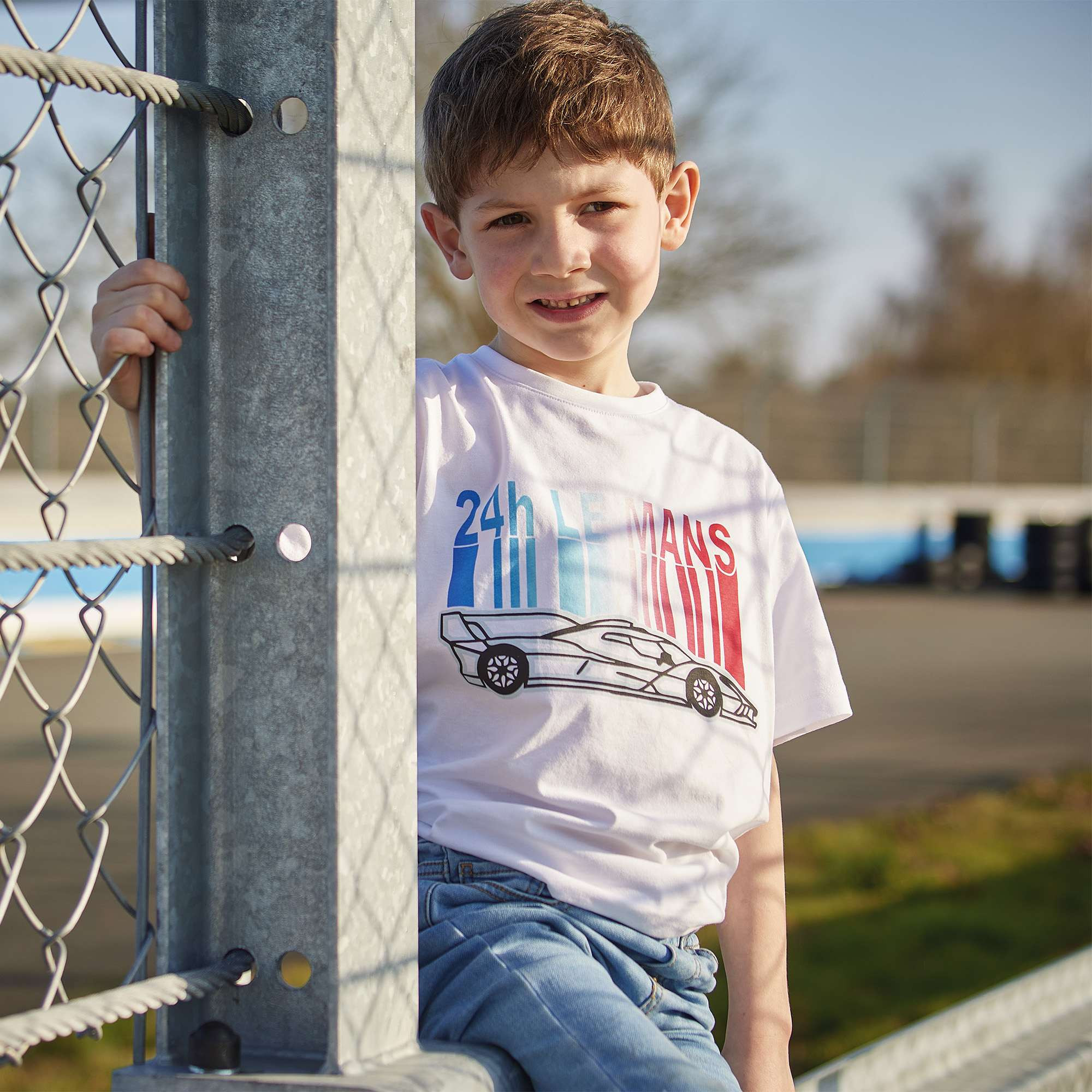 Children's Race T-shirt - 24H Le Mans Colour BLANC Size 08A