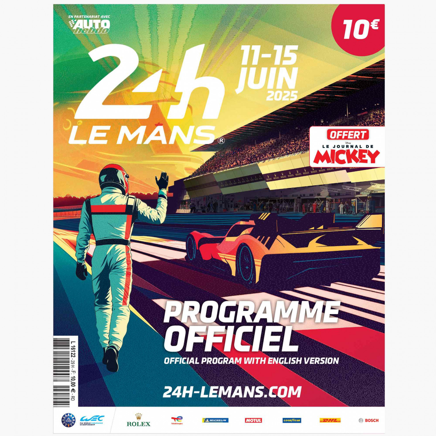 Programme Officiel 24h Du Mans 2025 | Boutique Officielle 24H du Mans