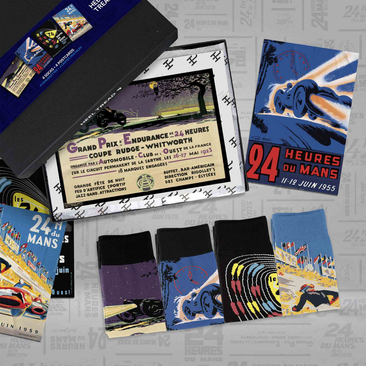 Poster Socks Pack - HEEL TREAD X 24H Le Mans Size L