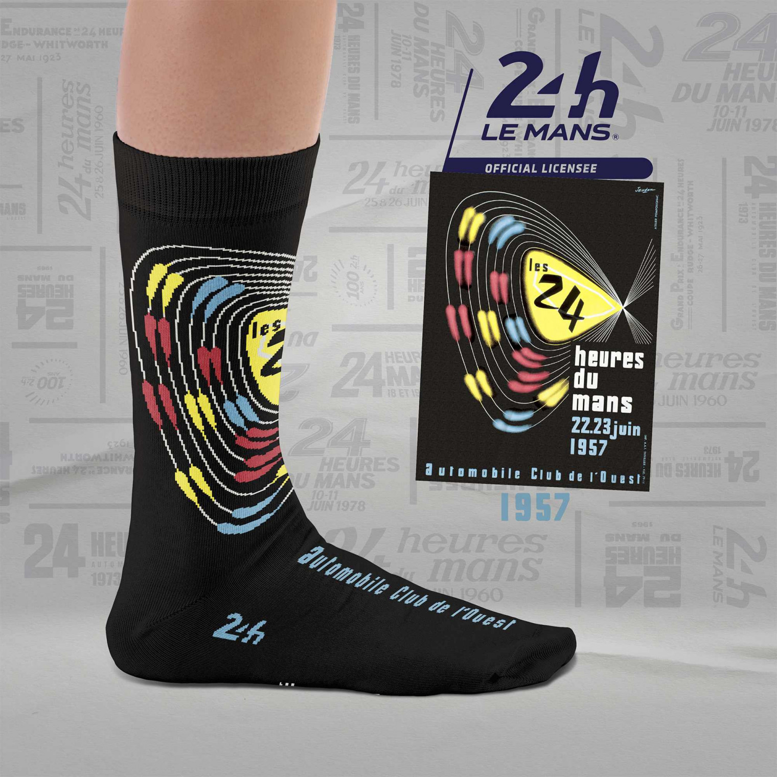 Poster Socks Pack - HEEL TREAD X 24H Le Mans Size L