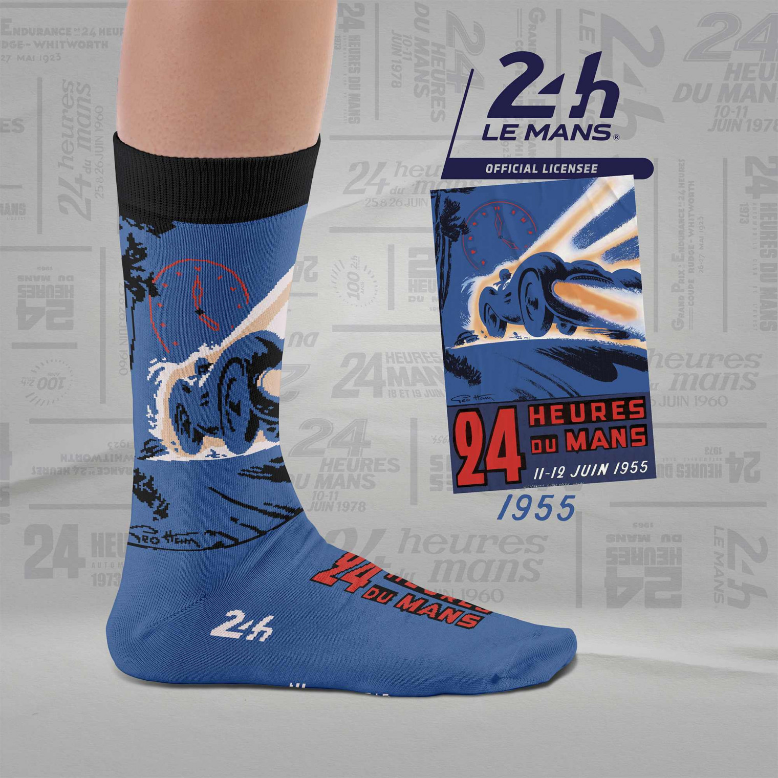 Poster Socks Pack - HEEL TREAD X 24H Le Mans Size L