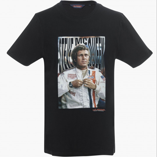 T-shirt New Aff - STEVE MC QUEEN x LE MANS Colour NOIR Size S